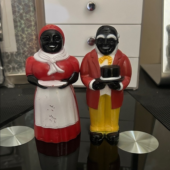 Kitchen | Aunt Jemima And Uncle Mose Vintage Plastic Salt And Pepper ...